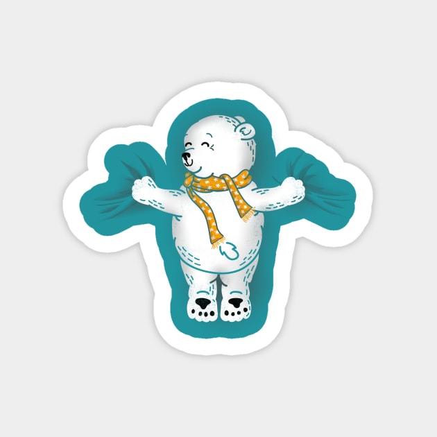 Polar Bear Hug Polar Bear Sticker Teepublic